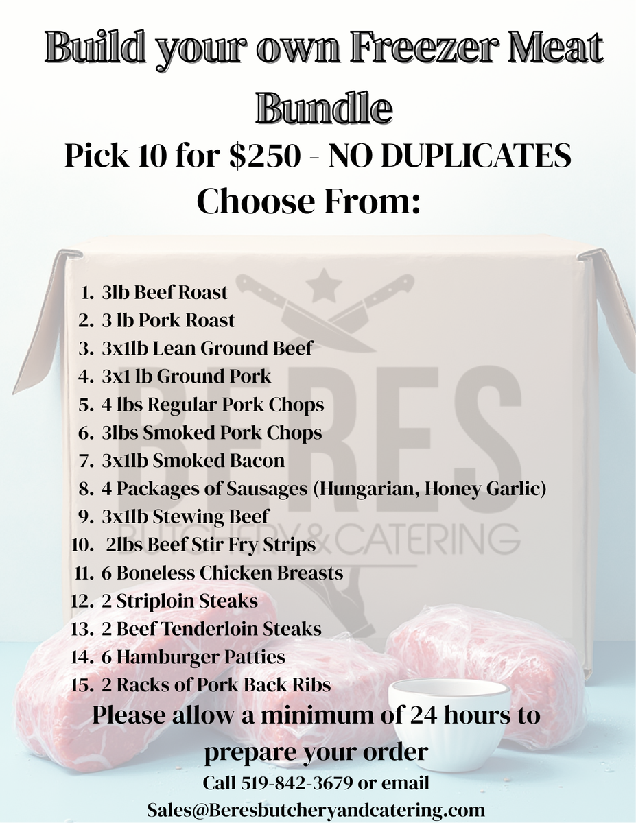 Build Your Own Freezer Meat Bundle – Beres Butchery and Catering