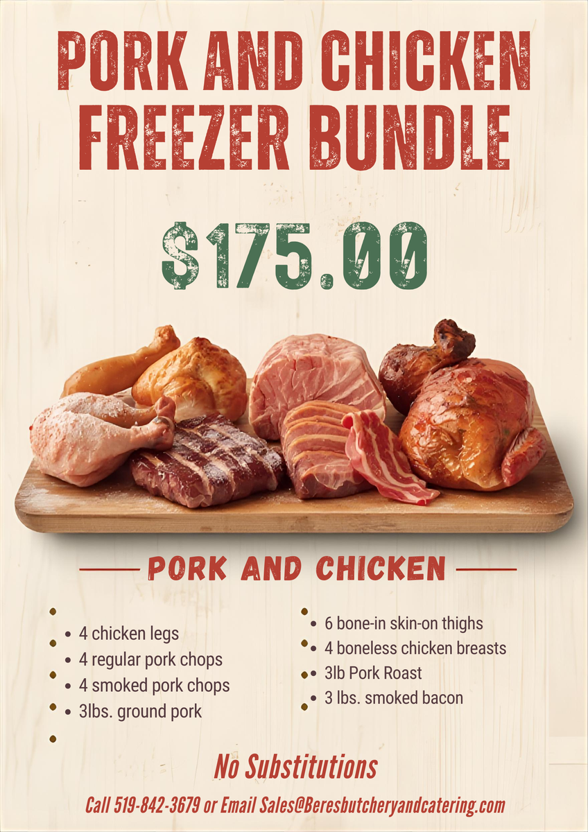 Pork and Chicken Freezer Bundle – Beres Butchery and Catering